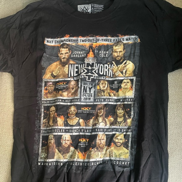 WWE | Shirts | Wwe Nxt Takeover New York T Shirt | Poshmark